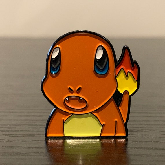 Surprised Charmander Pin Lapel Pin Soft Enamel Pingame | Etsy