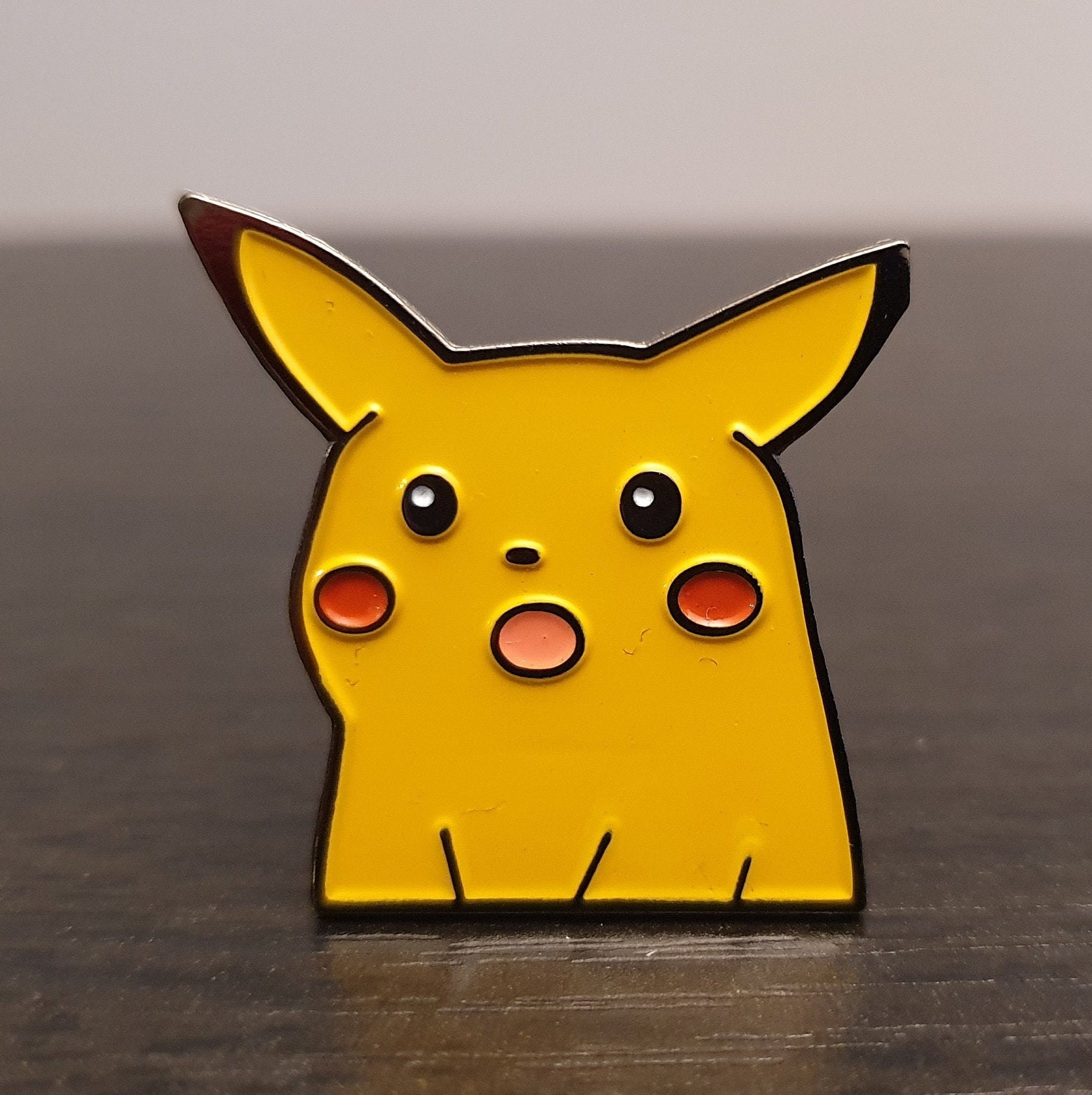 Surprised Pikachu Pin Lapel Pin Soft Enamel Pingame | Etsy