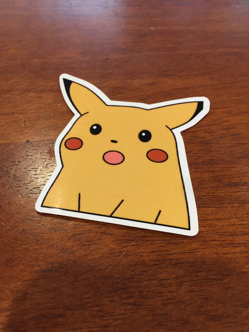 Surprised Pikachu Sticker Pokemon Memes - Etsy Australia