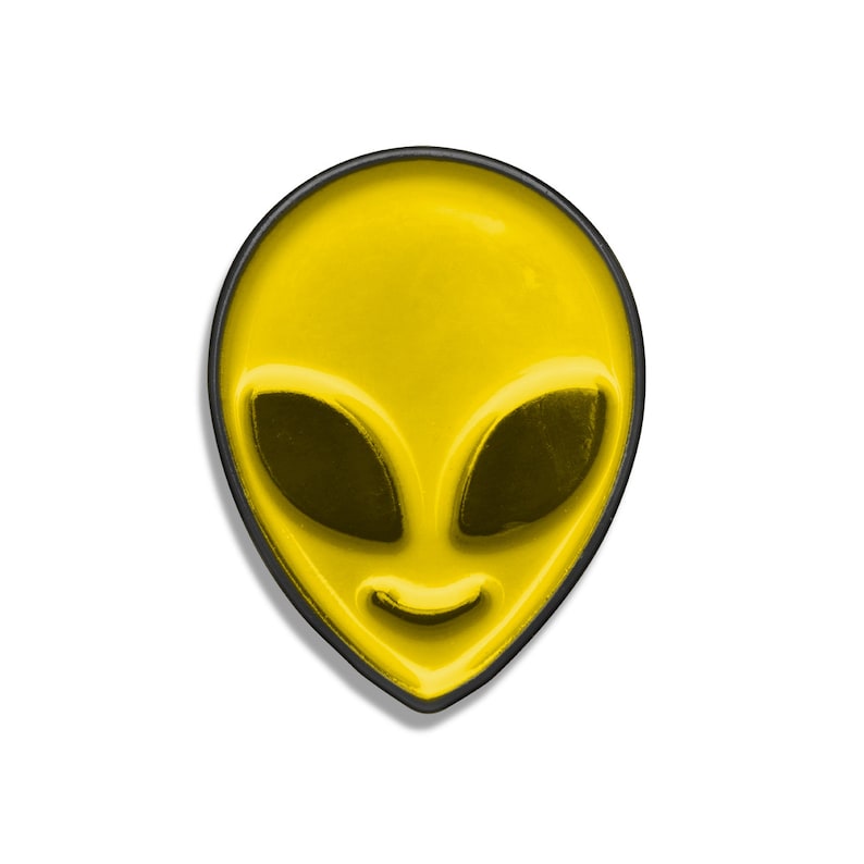 FULL SET Seven Alien Head Mini Pins Alien Head Enamel Pin - Etsy