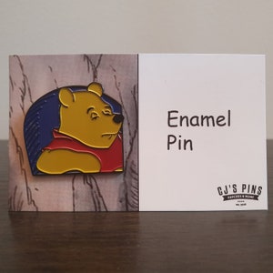 Winnie the Pooh Pin Meme Pin Enamel Pin Cartoon | Etsy