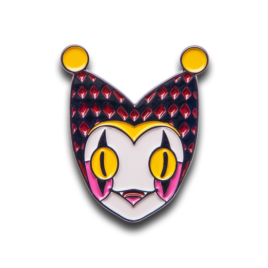 Kitty Clown Enamel Pin - Cat Pin - Lapel Pin - Soft Enamel - Pingame ...