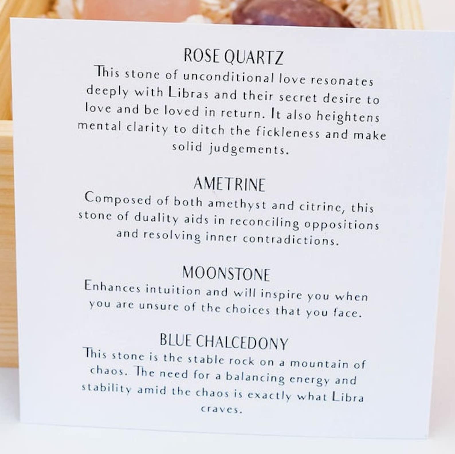Libra Stones Set Libra Crystals Healing Stones Gemstones Gifts - Etsy