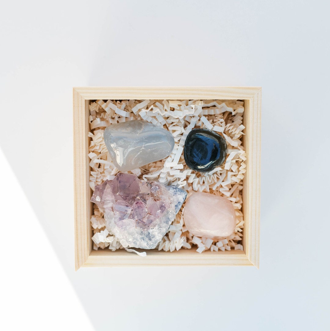Stress Relief Healing Stones / Crystal Gift Sets / Healing Stones for ...