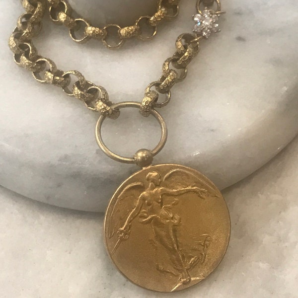 Medallion Necklace - Etsy
