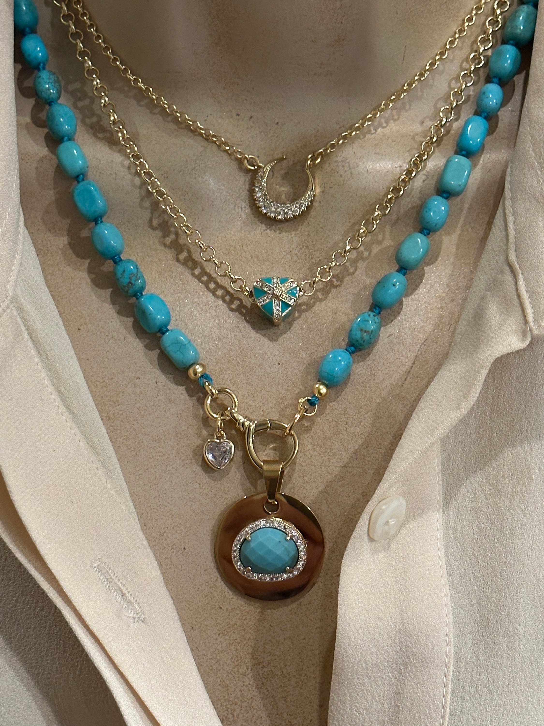 Desert diva blue necklace store