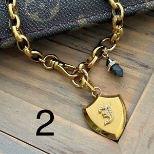 Personalized Shield and Spike Gemstone Necklace - Etsy