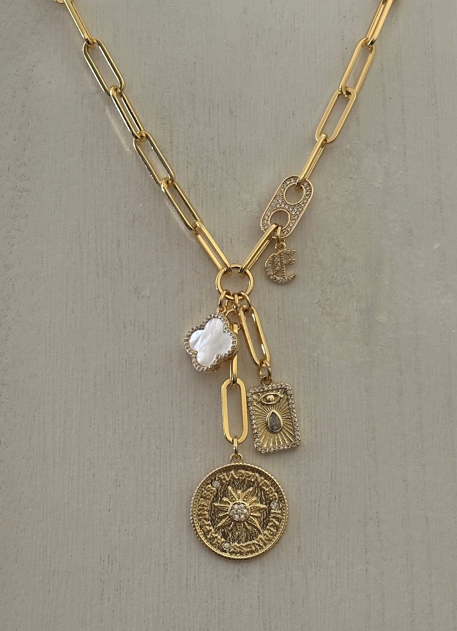 Personalized Protection Talisman Necklace - Etsy