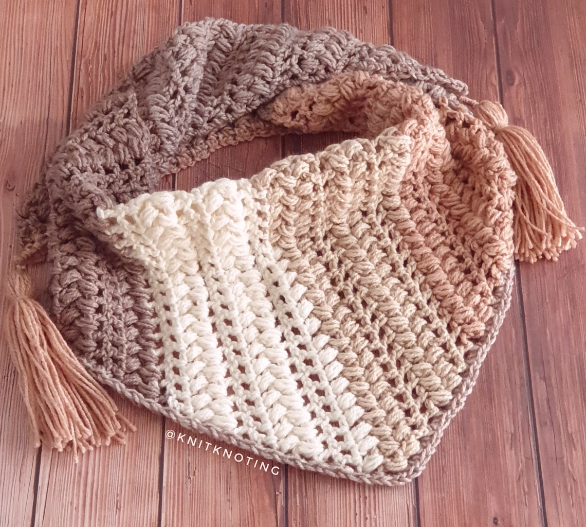 CROCHET PATTERN Fishtail Braid Scarf US Terms Crochet | Etsy