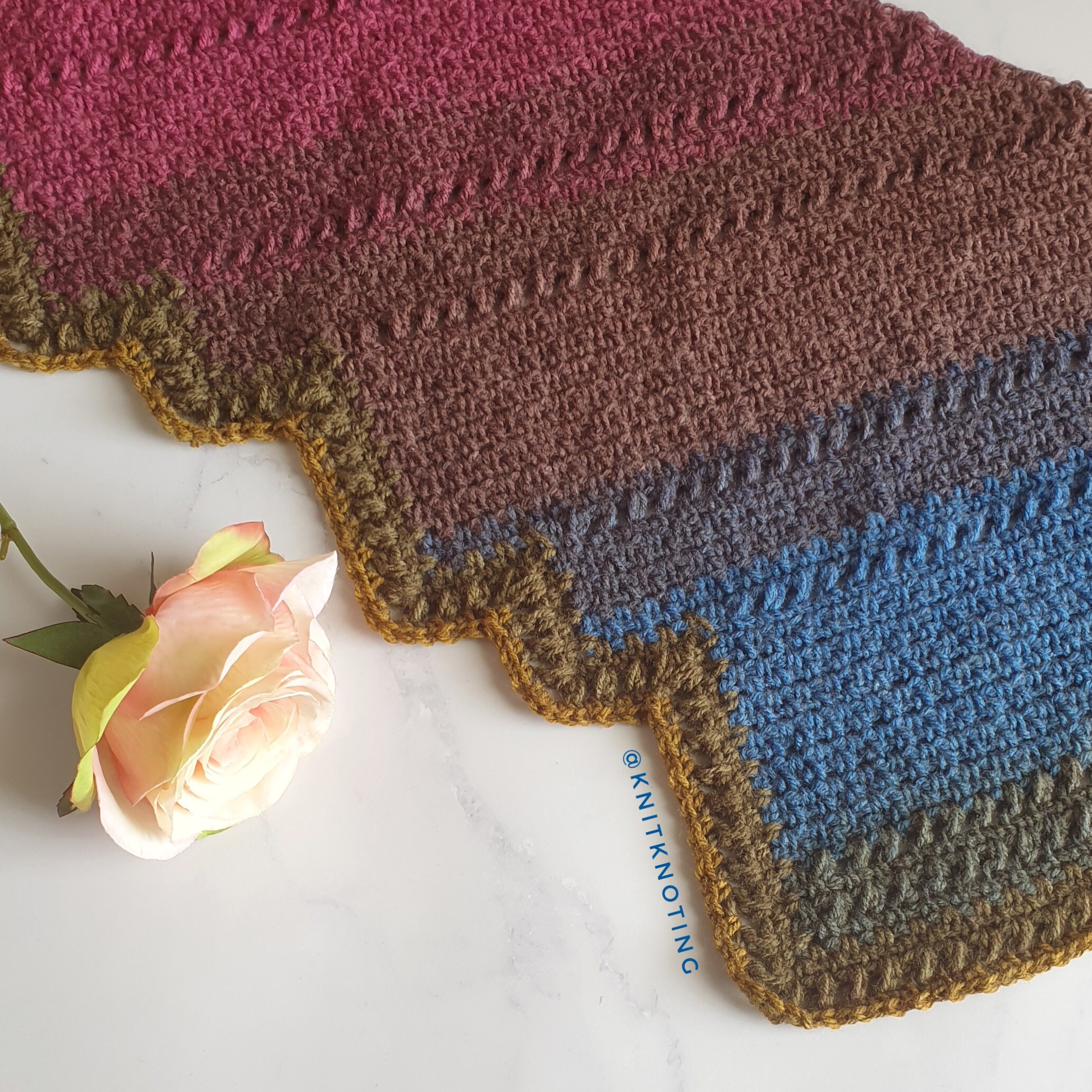 Dragon Tail Crochet Scarf Pattern: Mandala Yarn, Beginner/intermediate ...