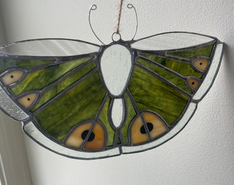 Moth Stained Glass Wall Art - Etsy