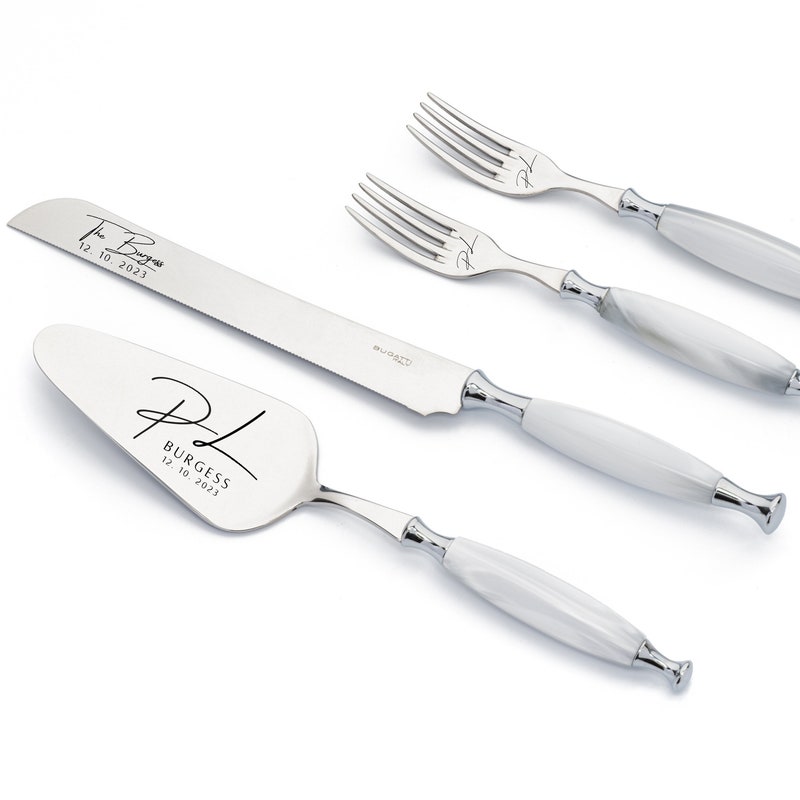 Wedding Cake Cutting Set - Etsy