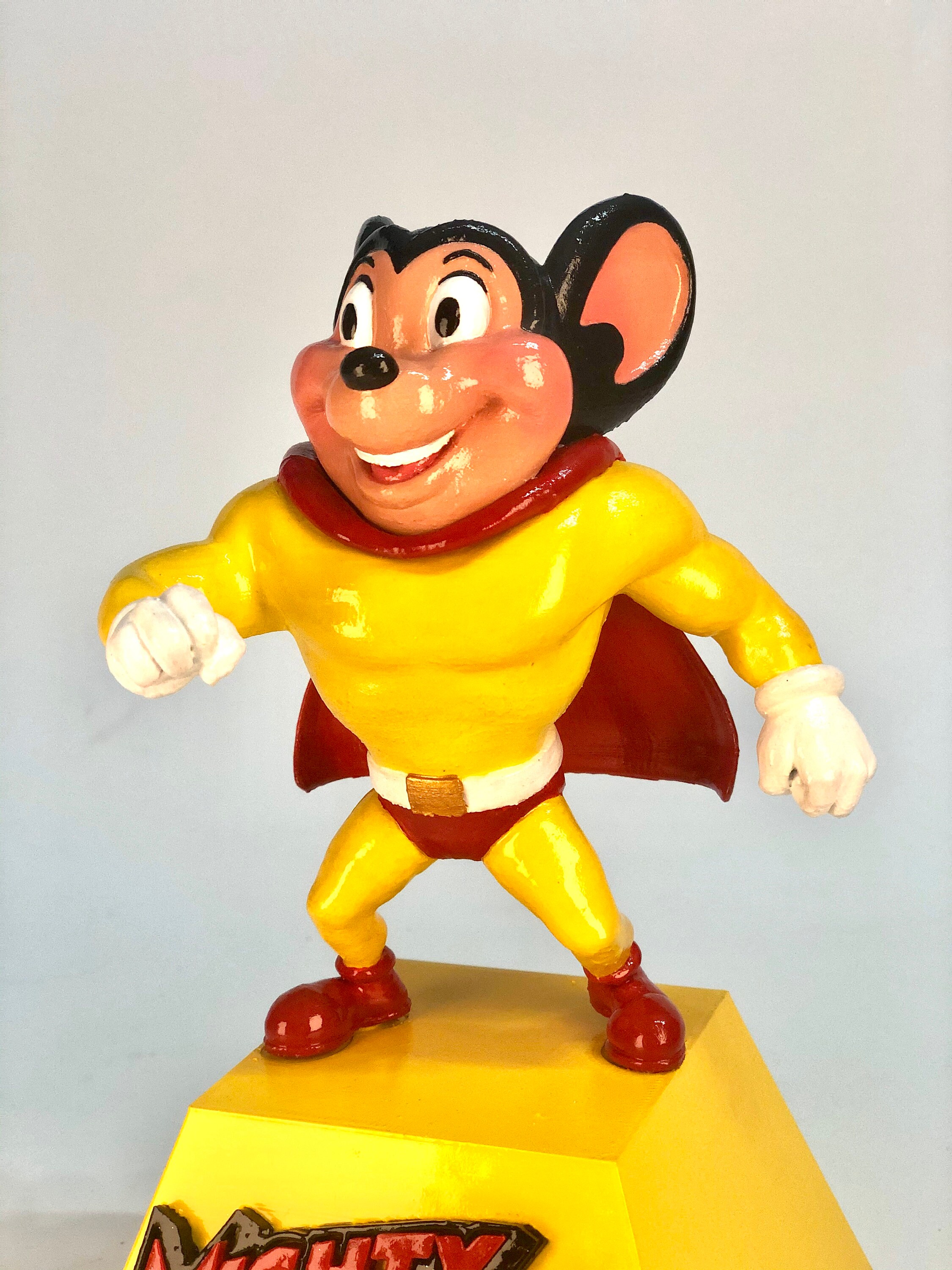 Mighty Mouse 8 Tall Figure Maquette Statue | Etsy