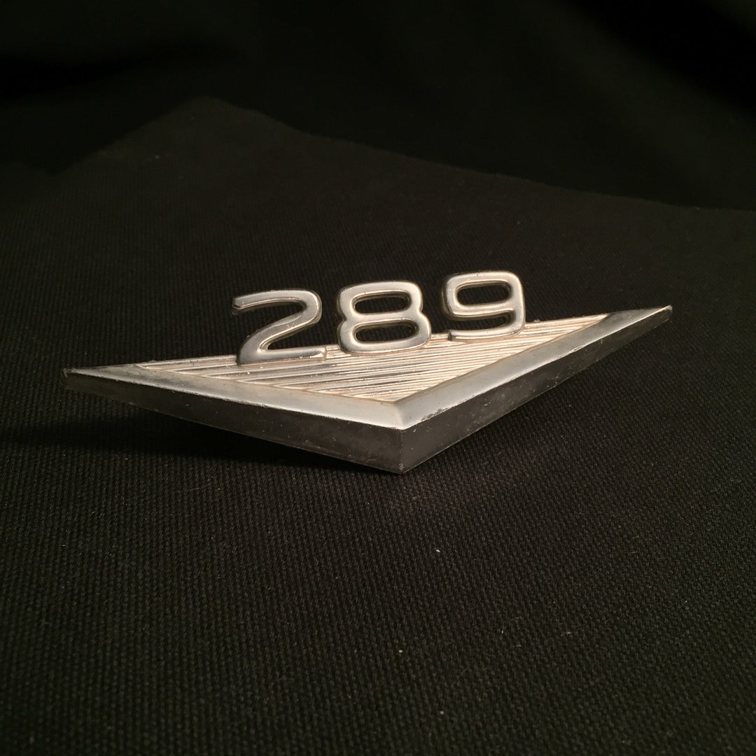 Vintage 1960s Ford Mustang 289 Emblem Badge - Etsy