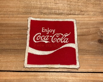 70s Original Vintage ENJOY COCA-COLA 3" Patch Cola Coke Soda Pop Soft ...
