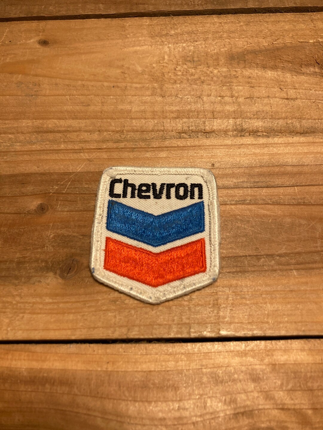 Vintage Chevron Gas Station Uniform Patch - Etsy