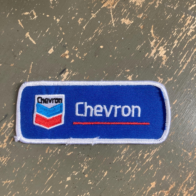 Vintage Chevron Gas Station - Etsy