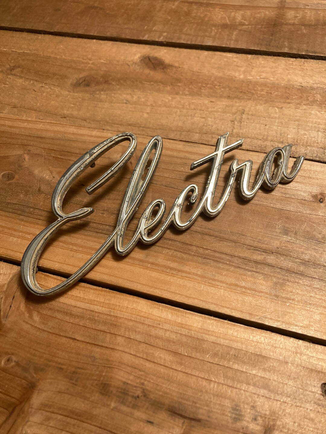Vintage Late 1960s Buick Electra Side Script Emblem - Etsy