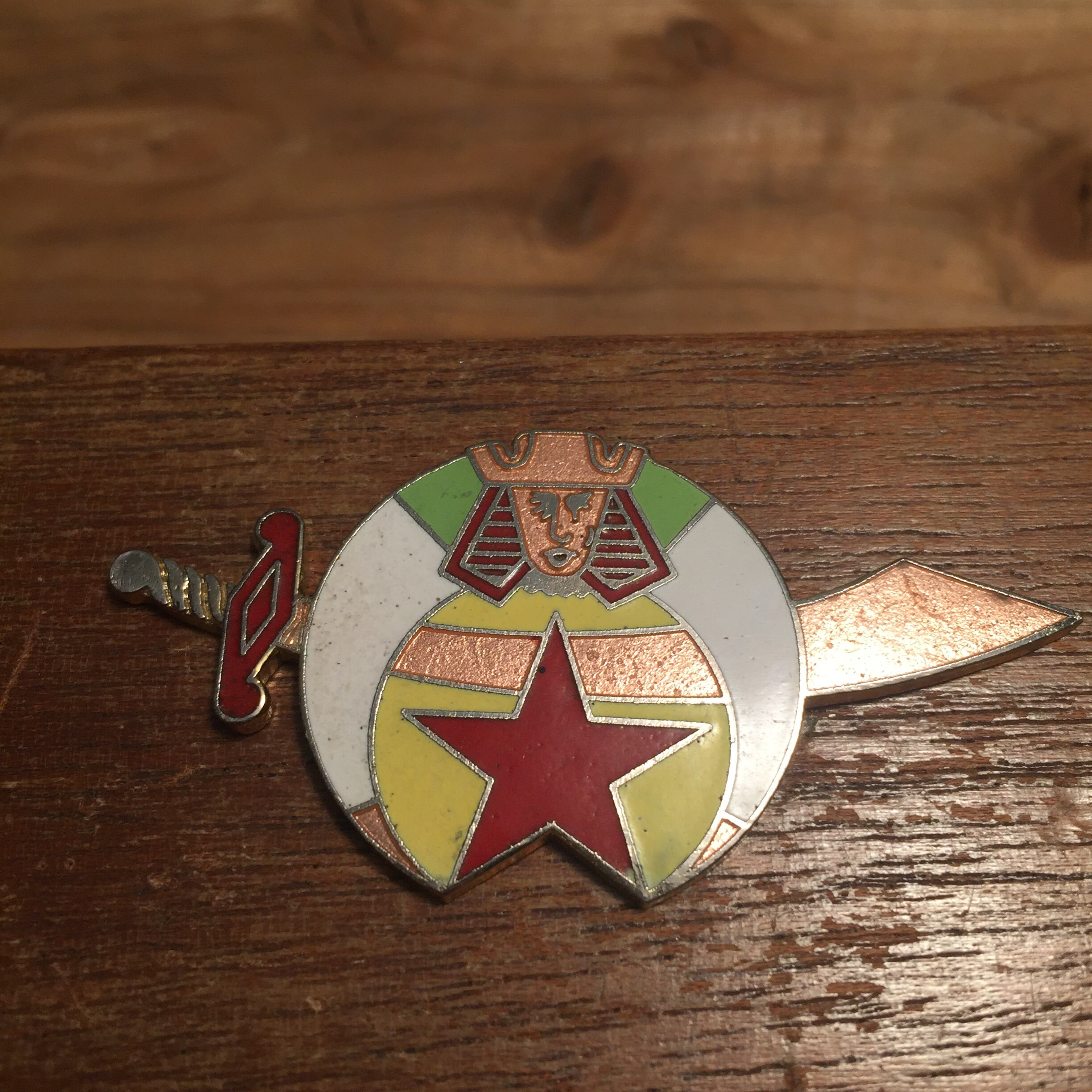 Vintage Shriners Masons Emblem Badge - Etsy
