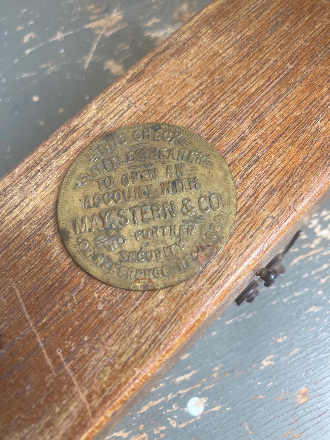 Antique May & Stern Credit Check Token Pittsburgh PA - Etsy