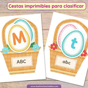 Spring Matching Cards in SPANISH: Alphabet and Letter Sounds | PDF ...