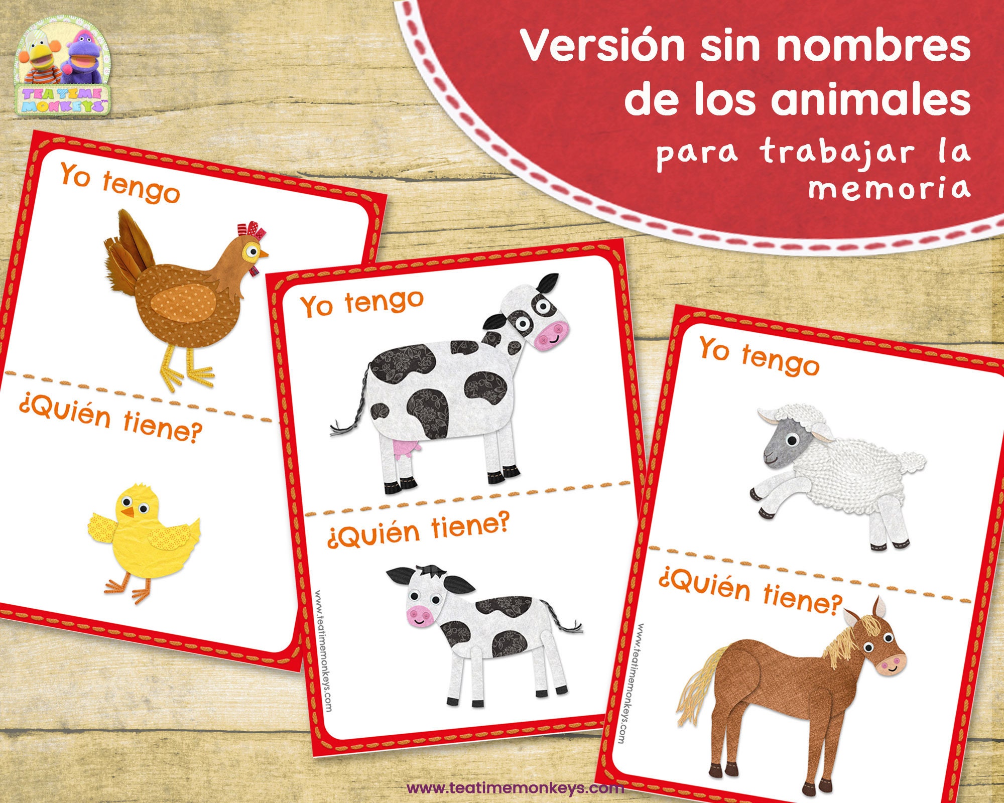 I Have Who Has GAME of Farm Animals and Their Babies EDITABLE - Etsy