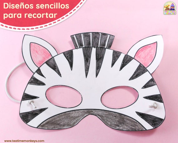 Jungle Animal Masks Templates
