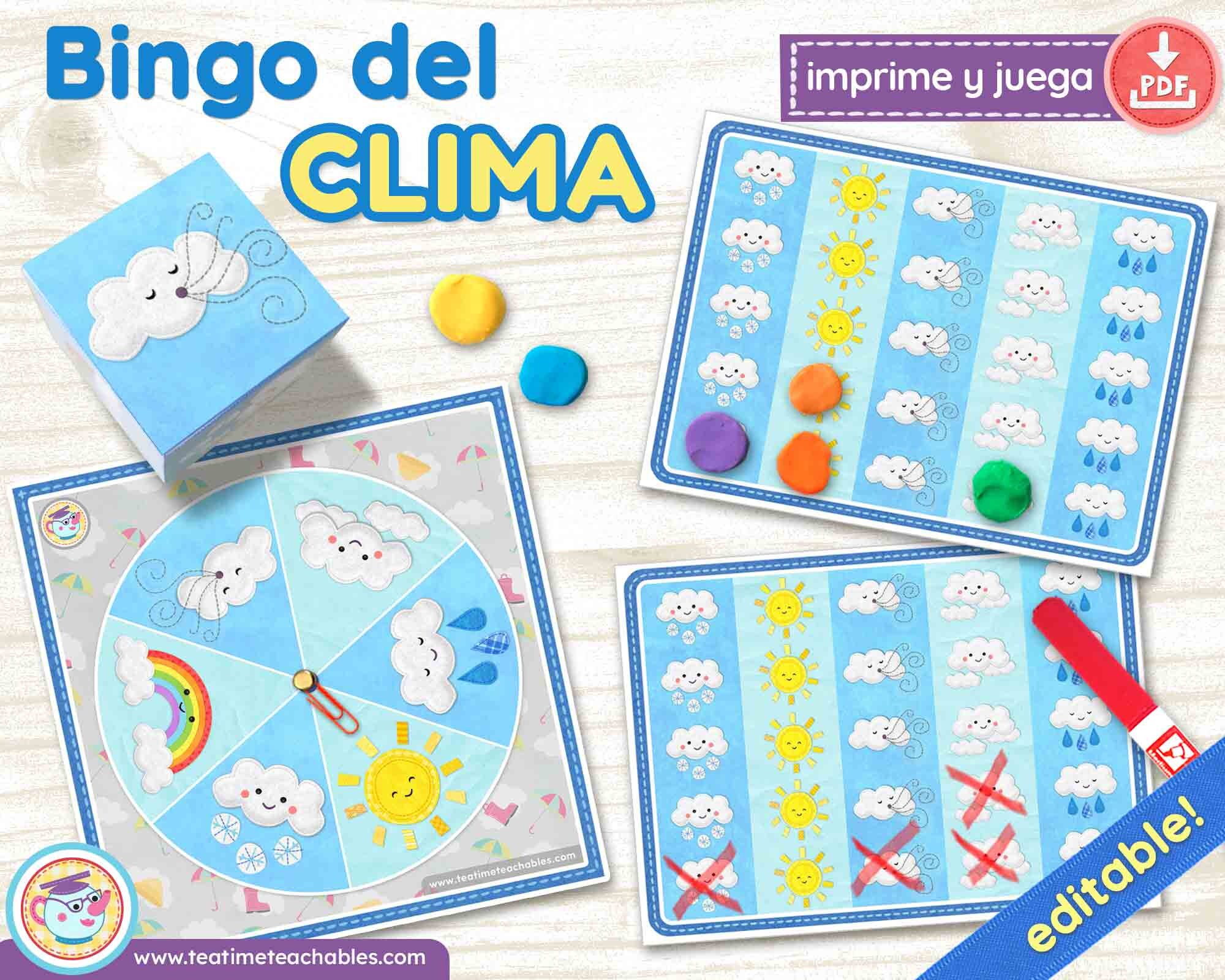 Emotions Bingo Game in SPANISH Juego Educativo con manualidad PDF ...