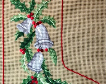 Christmas Preworked Needlepoint - Etsy