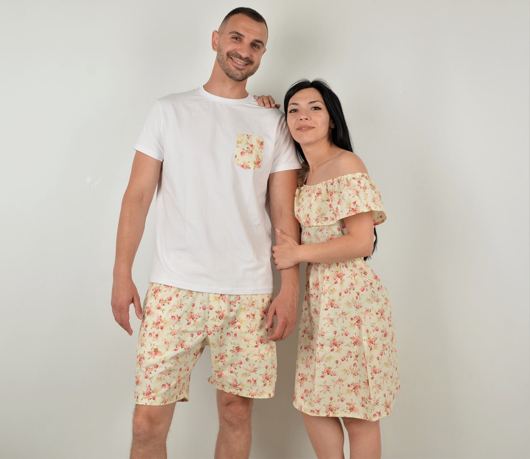 Matching Couple Hawaiian Outfit, Couple Matching Hawaii Outfits, His ...