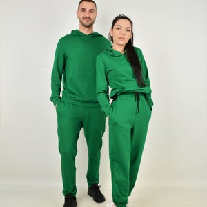 Family Matching Green Jogger Suit , Matching Green Jogger Pants and ...