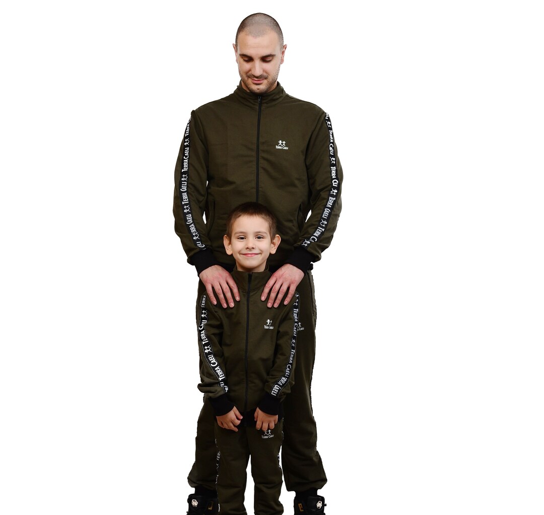 Matching Father and Son Tracksuits, Daddy and Me Sweatsuits, Father and ...