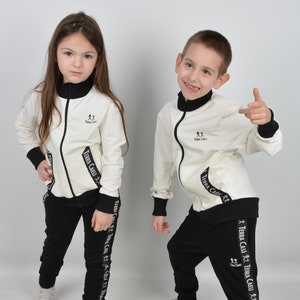 Matching Family Sweatsuits, Family Tracksuits Black & White, Family ...