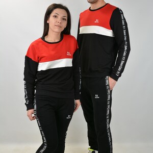 Family Matching Sweatsuits, Matching Family Red Tracksuits, Matching ...