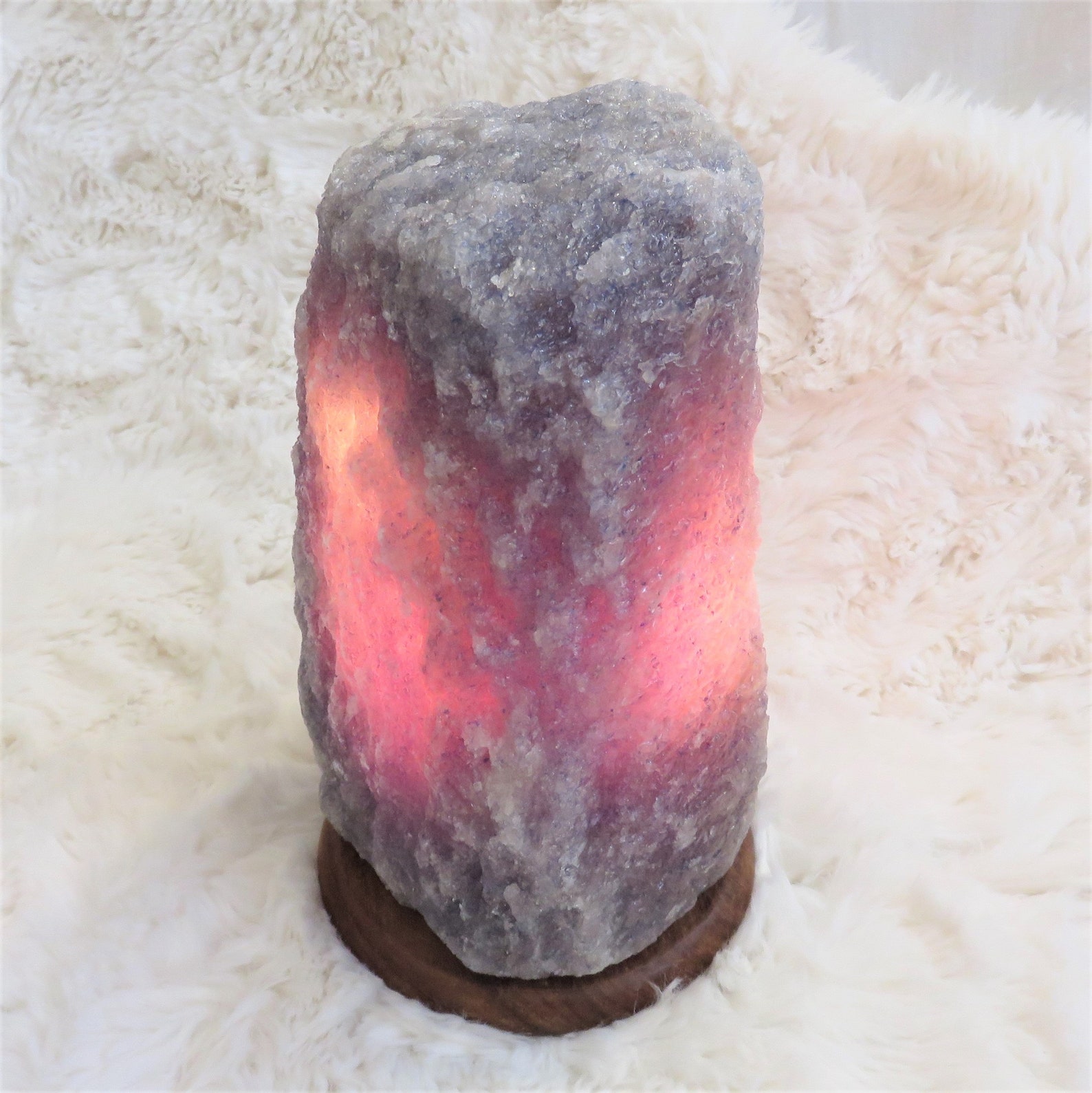 AA Blue Himalayan Salt Lamp TOP rare natural violet unique | Etsy
