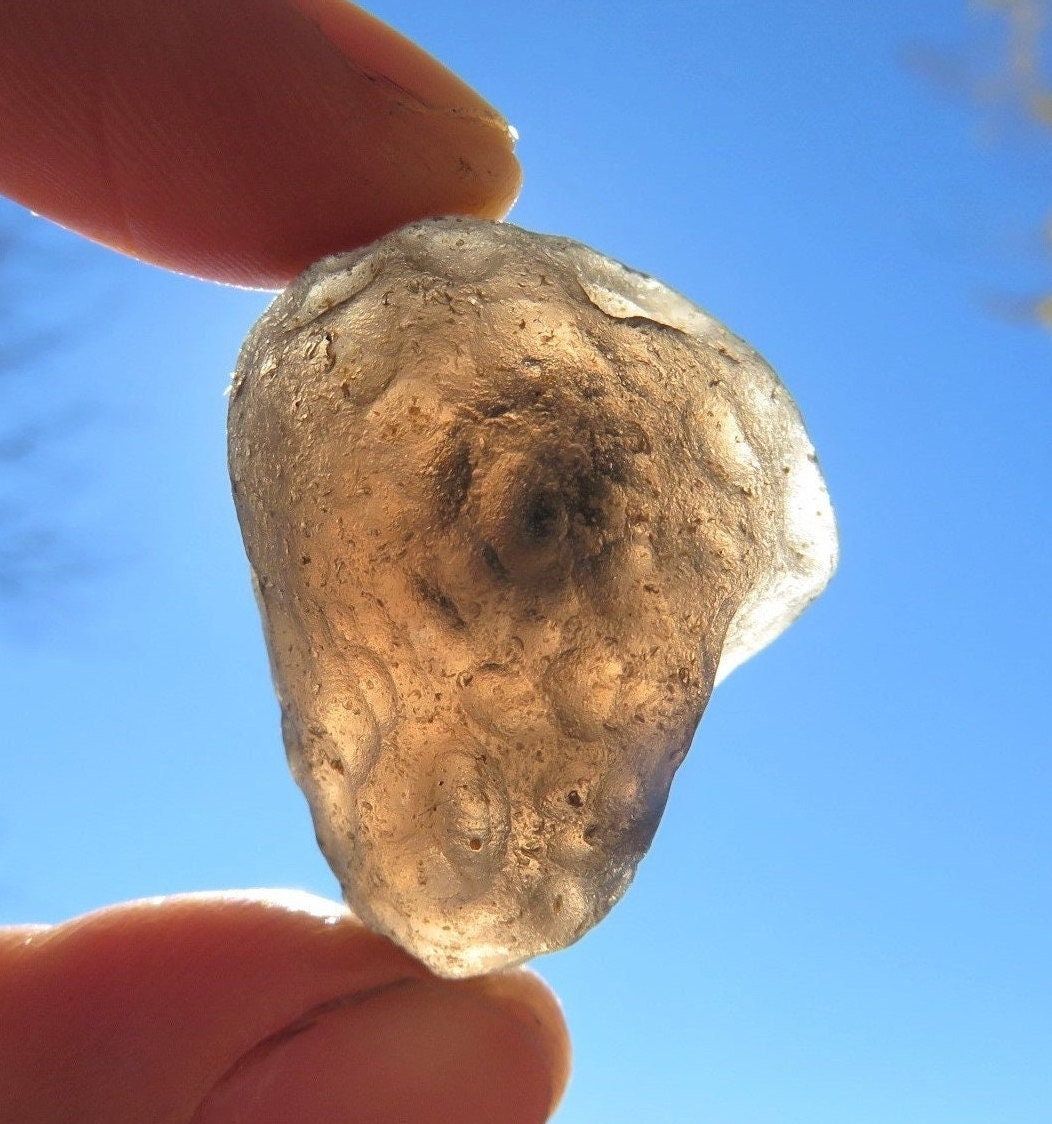 Columbian Tektite, Rare Meteorite Glass, Genuine Raw Crystal Specimen ...