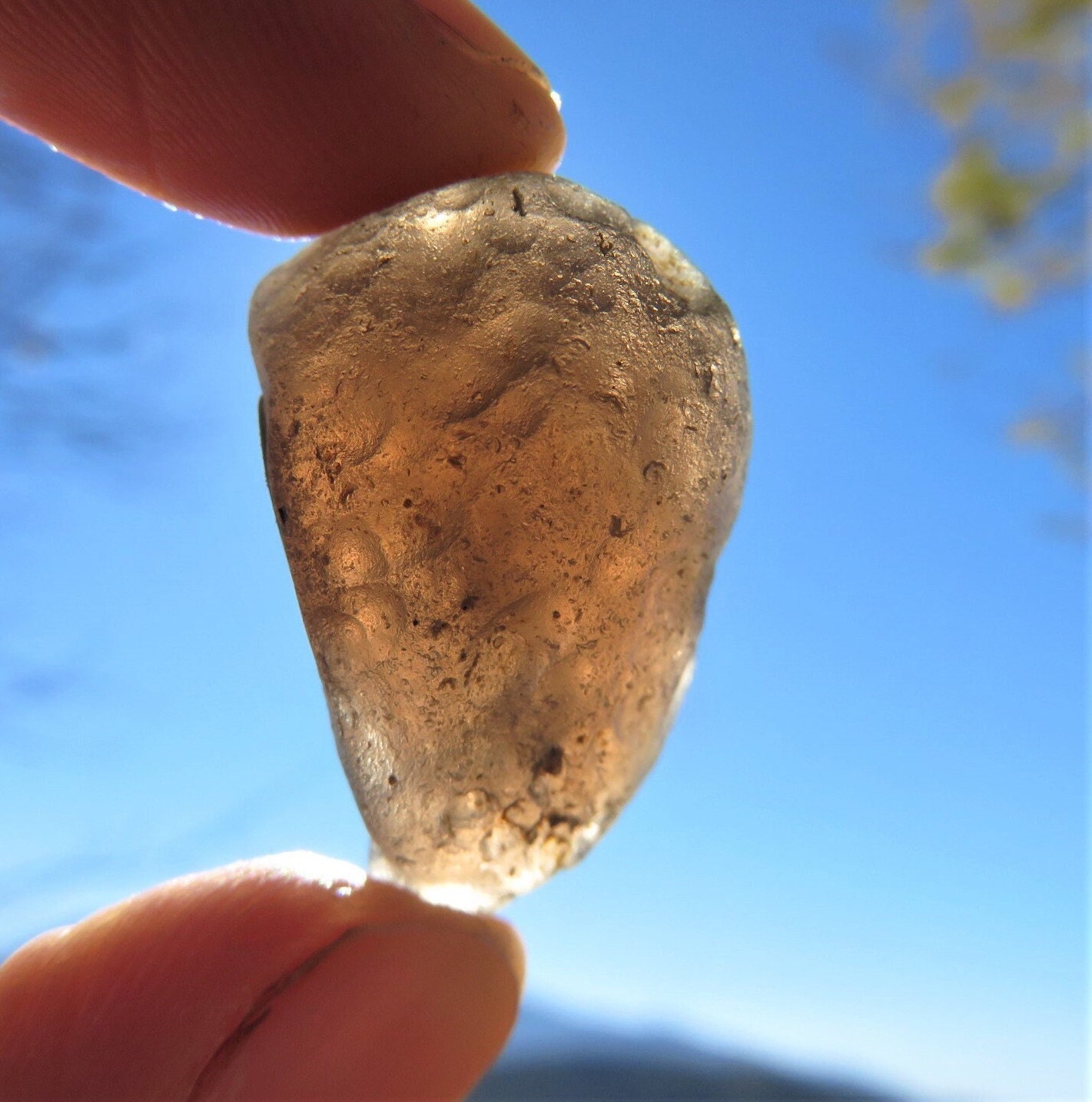 Columbian Tektite, Rare Meteorite Glass, Genuine Raw Crystal Specimen ...