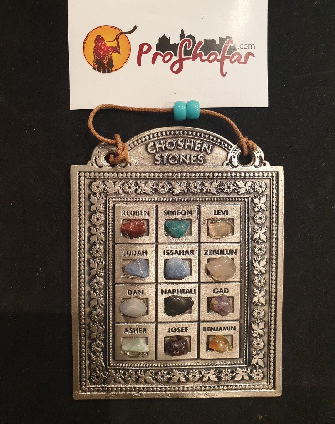 Aaron Breastplate Stones on Piuter Squre Wall Hanging - Etsy