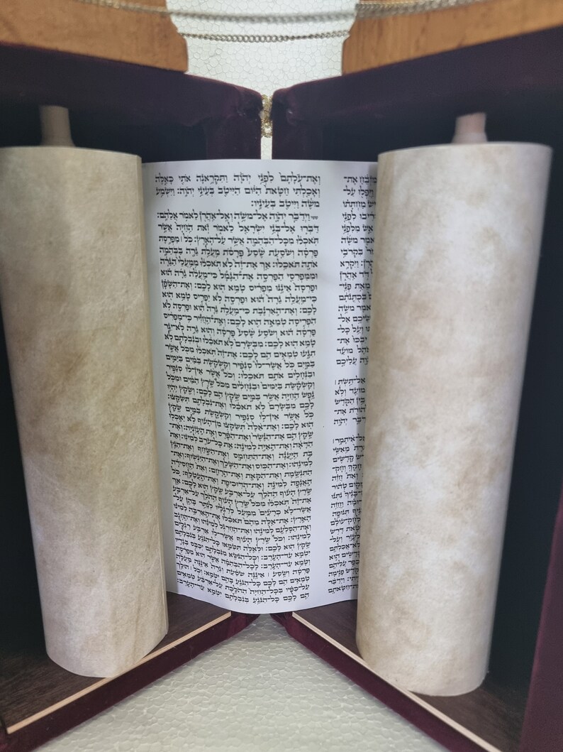 Elegant Rolled Tora Book Velvet Covered and Embroided Incloud - Etsy