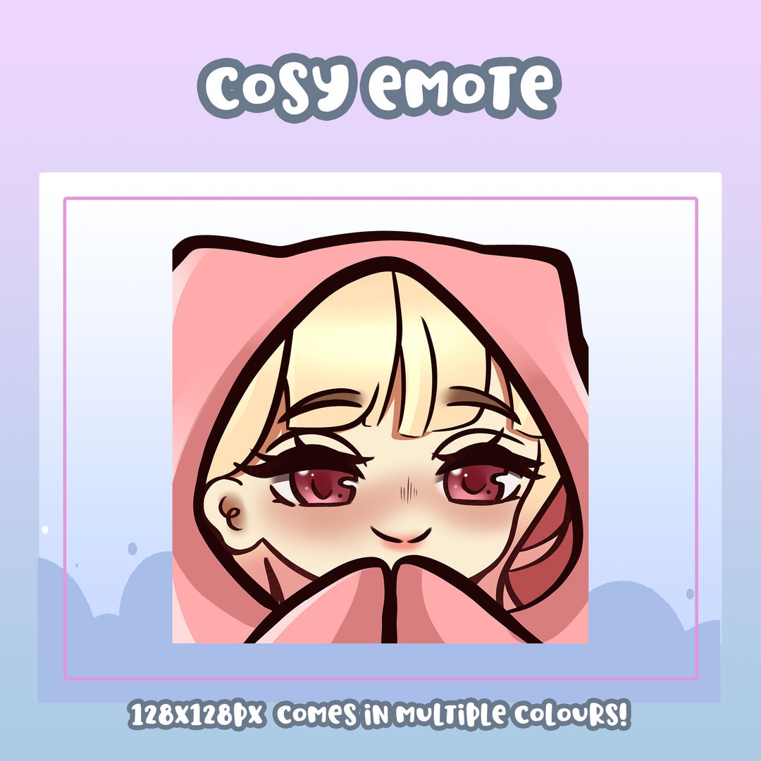 Cosy Emote Perfect for Twitch, Discord, Dlive, Streamer Emojis Comes in ...
