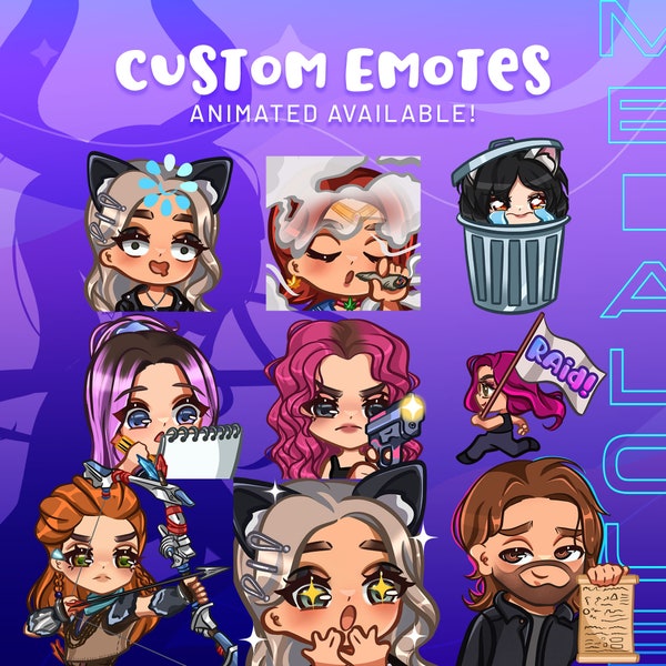 Custom Discord Emotes Animated - Etsy