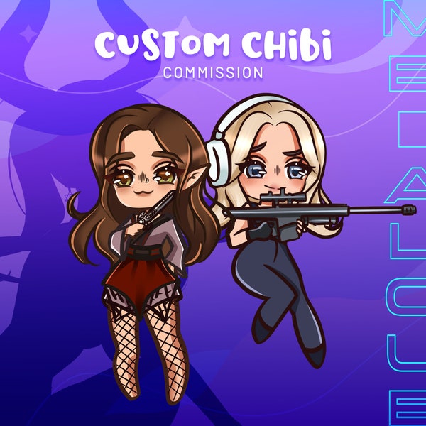 Chibi Commission - Etsy