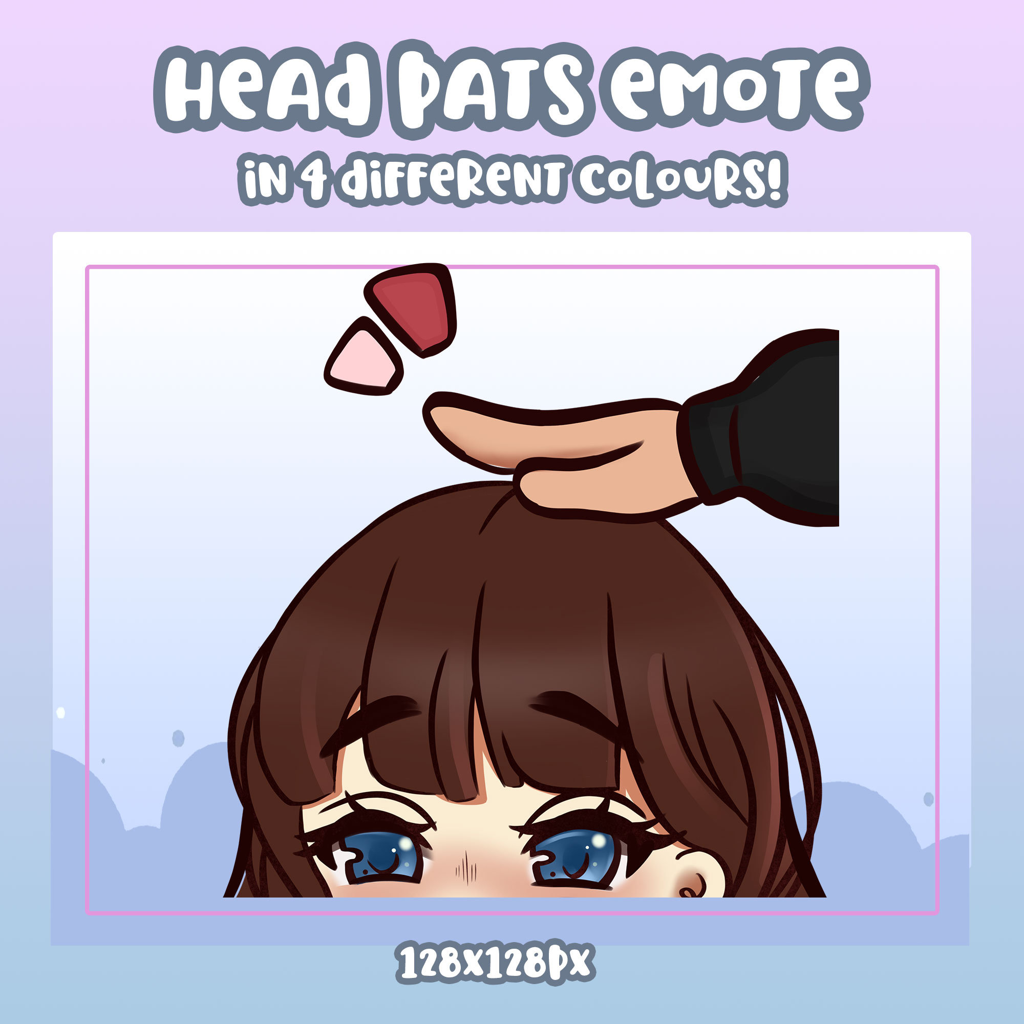 Head Pat Emote Perfect for Twitch Discord Dlive Streamer - Etsy Ireland