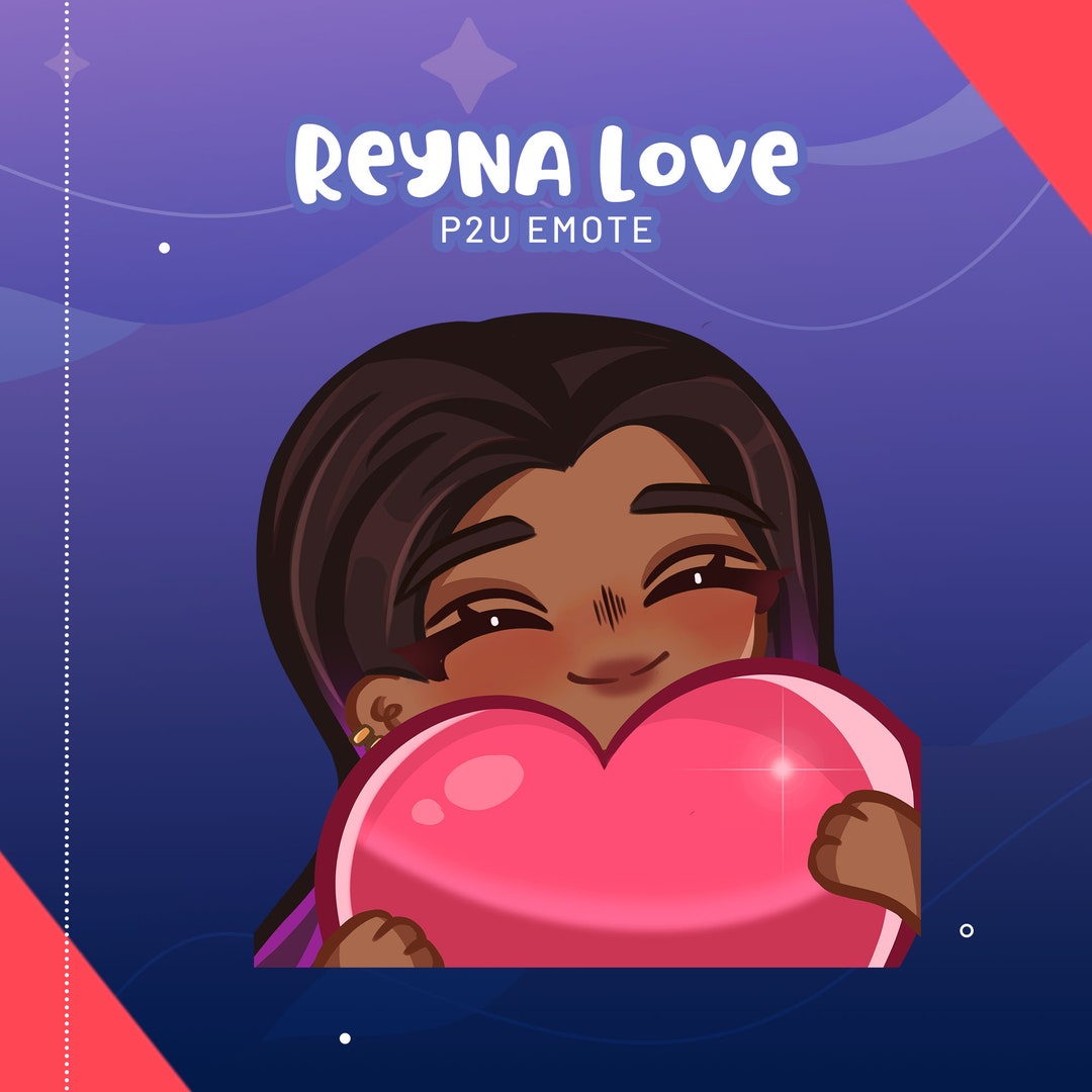 Reyna Valorant Inspired Love Emote Streamer Twitch Stream - Etsy