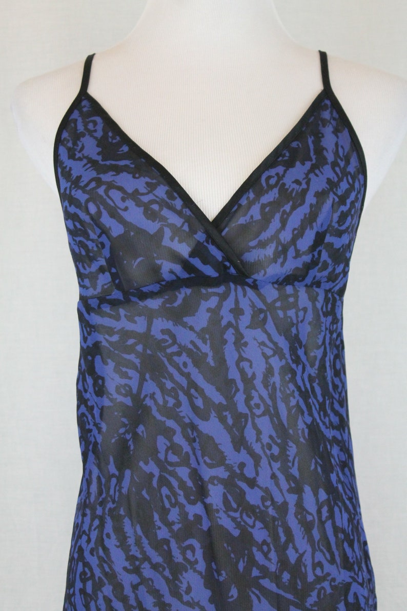 Vintage Victoria's Secret Collection Purple Georgette Cross Back ...