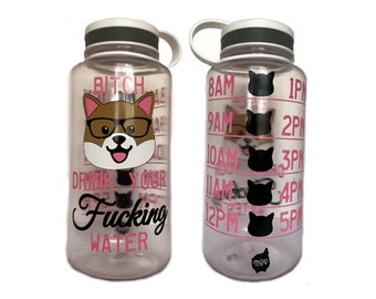 Funny water bottle | Etsy