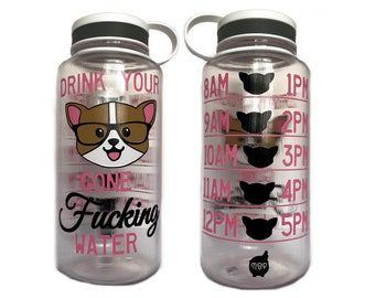 Funny water bottle | Etsy