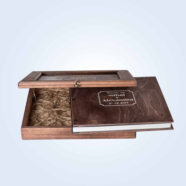 Wooden Book Box - Etsy