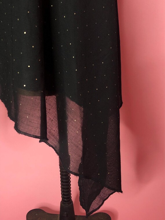 Y2K NICO ASHLEY ASYMMETRICAL. Black Glitter. Sparkle.… - Gem