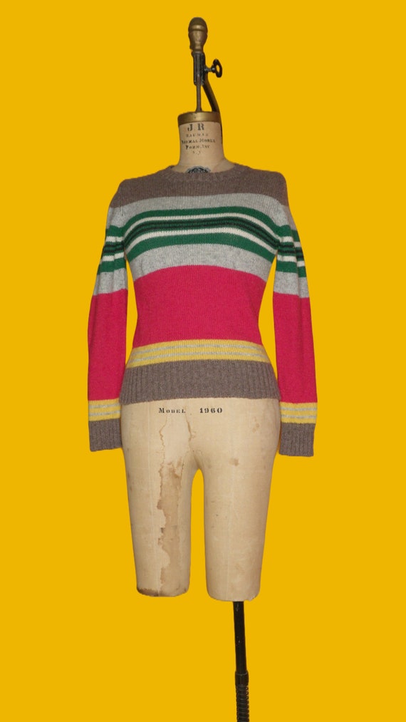 1970s-1980s Michael MILEA BETSEY JOHNSON Striped Colo… - Gem